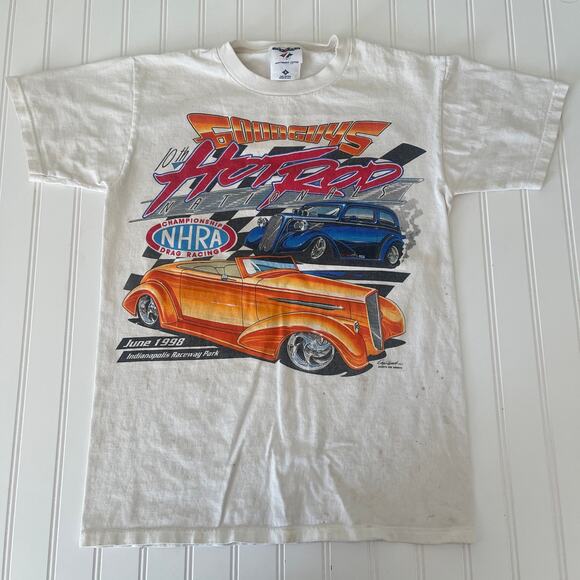 NHRA | Shirts | Vintage 998 Nhra Hot Rod Drag Race Cars Size Adult ...